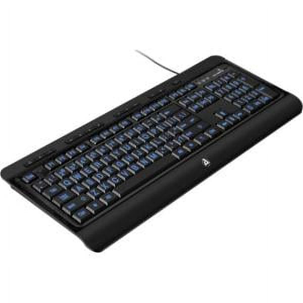 LARGE PRINT USB KEYBOARD TRI-COLOR USB WITH BACKLI - Walmart.com