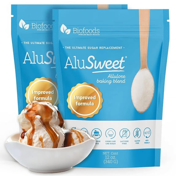 Alusweet Allulose Sweetener Zero GGA1 Calorie - 24 oz - 1:1 Sugar ...
