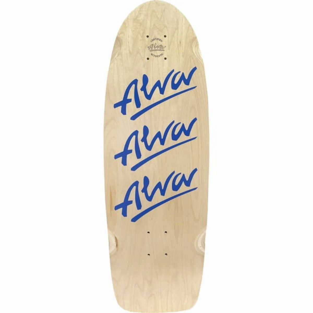 Alva Skateboards 1980 Tri-Logo Pig Natural / Cobalt Blue Old School ...