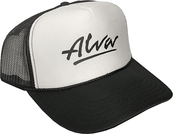 Alva Skates OG Logo Mesh Trucker Hat Black White - Walmart.com