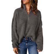 Eytino Hooded Cardigan Sweaters for Women Long Sleeve Button Down Knit ...