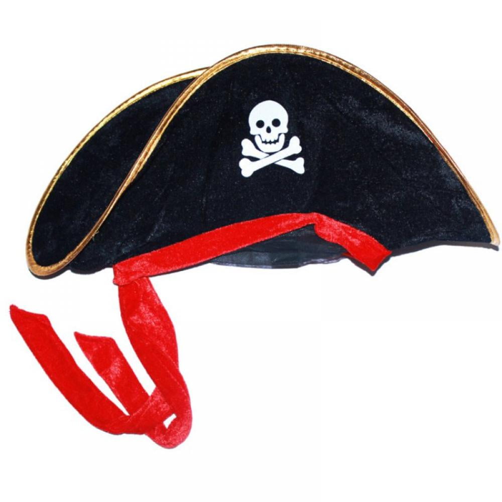 Alvage Halloween Adult and Kid's Party Pirate Hats Caribbean Pirate Hat ...