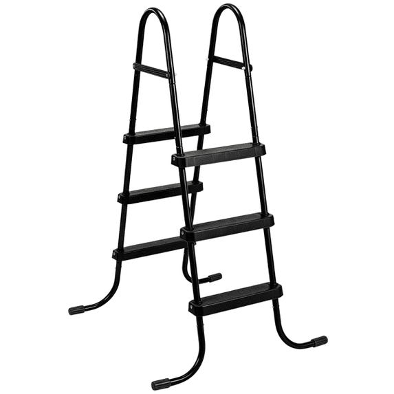Alvantor 42in 3-Step Above Ground Pool Ladder, Iron Frame with Non-Slip ...