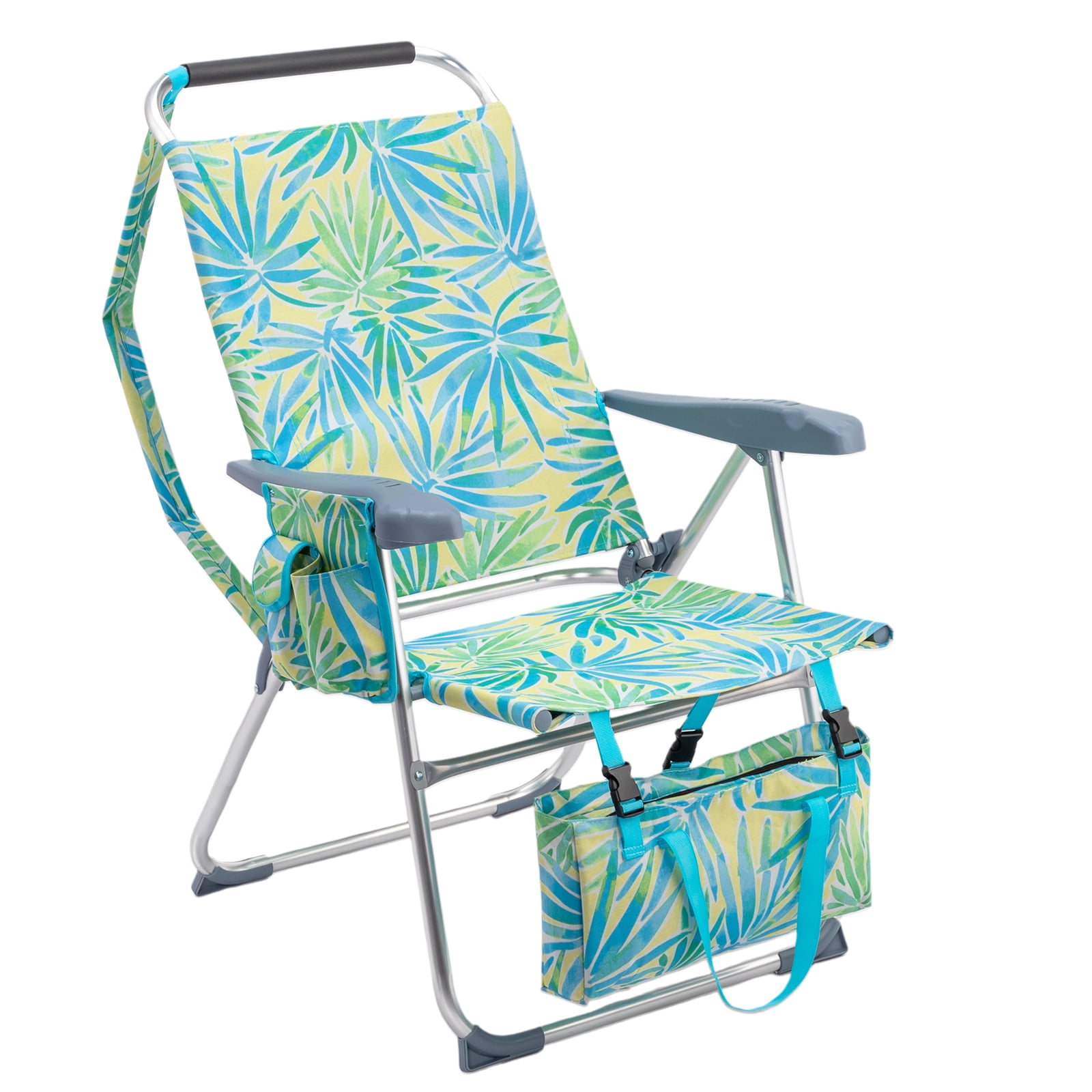 Alvantor 7-Position Folding Beach Chair for Adults, 17-In High Seat ...