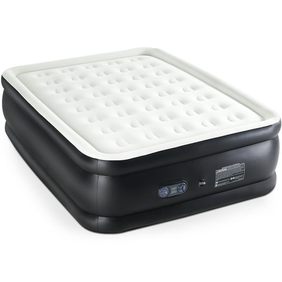 Alvantor Air Mattress with Comfort Flocking Top and Built-In Pump ...