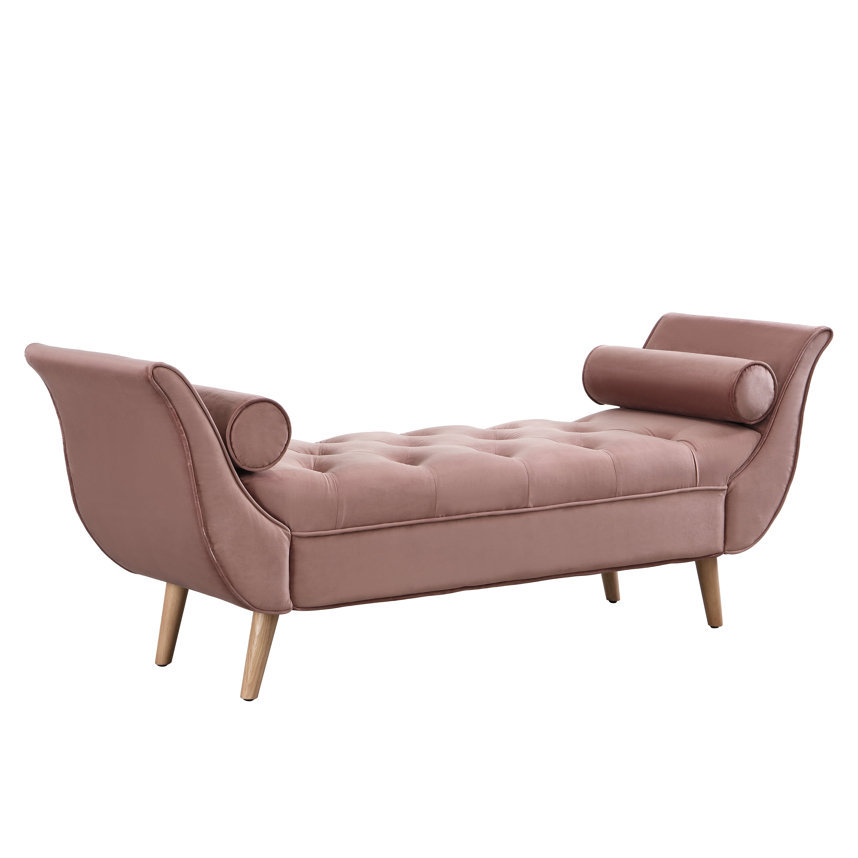Alvantor Button Tufted End of Bed Benches Velvet Upholstered Bench with ...