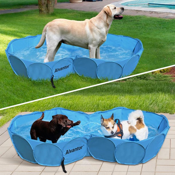 Alvantor Double Swimming Pool Foldable Portable Indoor Outdoor Pond ...
