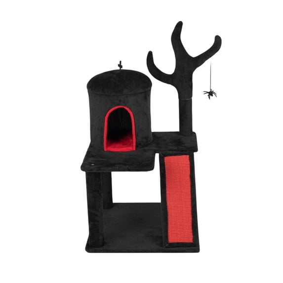 Alvantor 42-Inch Gothic Cat Tree Tower with Dome Condo and Scratching ...