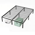 Alvantor Metal Bed Frame 12 Inch Tall, Heavy Duty Sturdy Mattress ...