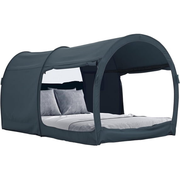 Alvantor Pop-Up Bed Tent Twin Size, Privacy Bed Canopy with 4 Doors ...
