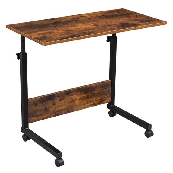 Alvantor Rolling Desk Adjustable Height Mobile Side Table with Wheels ...