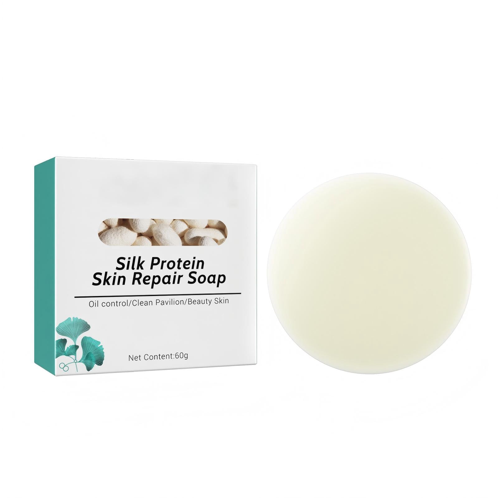 Alvantor Silk Protein Skin Repair Soap Bar Deep Cleansing Face & Body ...