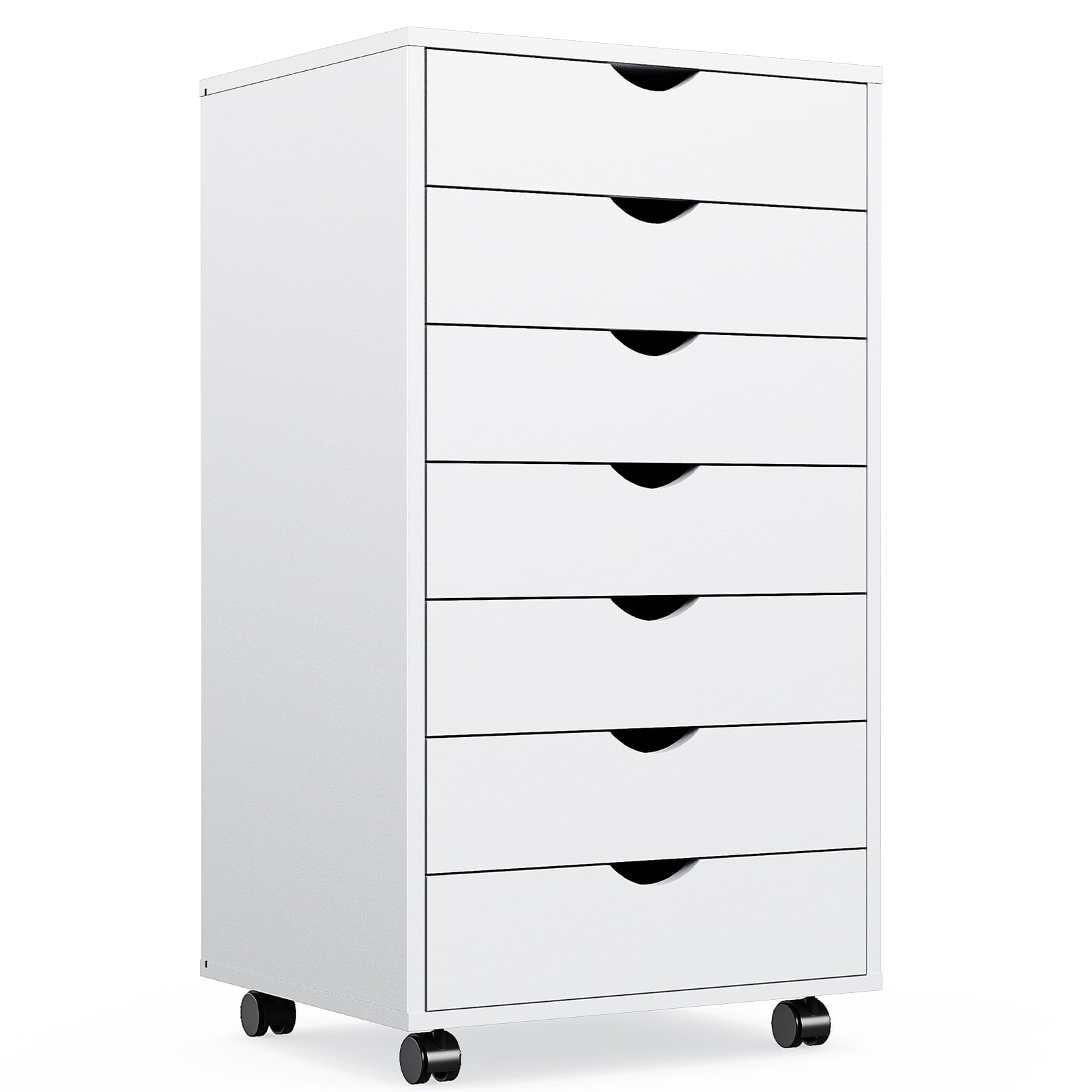 Alvantor Mobile Storage Cabinet with Wheels, 5-Drawer Organizer for ...