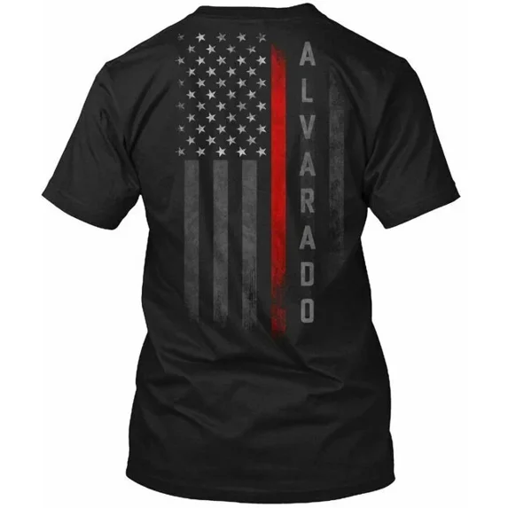Alvarado Family Thin Red Line T-Shirt Made in the USA Size S to 5XL ...