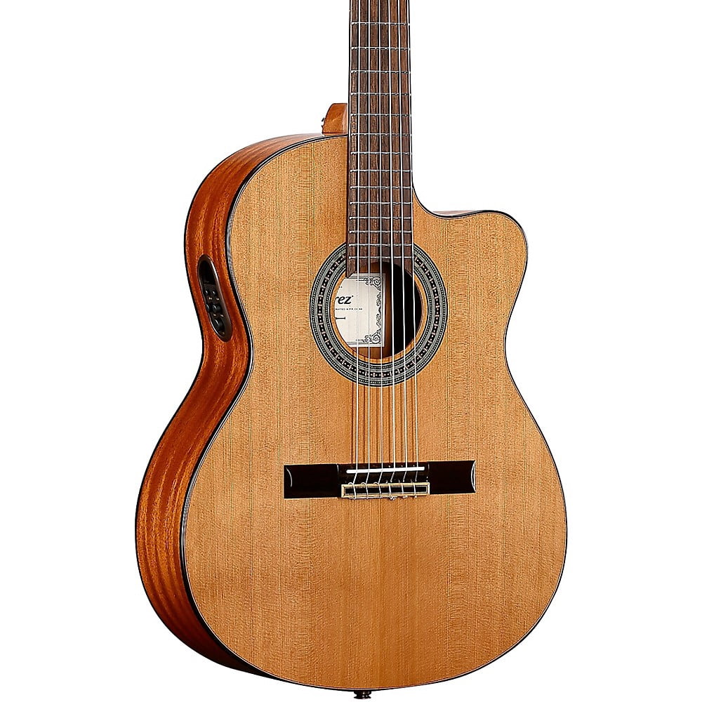 Alvarez AC65Hce Hybrid Nylon-String Classical Acoustic-Electric Guitar ...