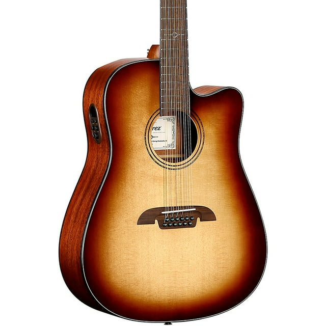 Alvarez AD60CE 12-String Dreadnought Acoustic-Electric Guitar Shadow ...