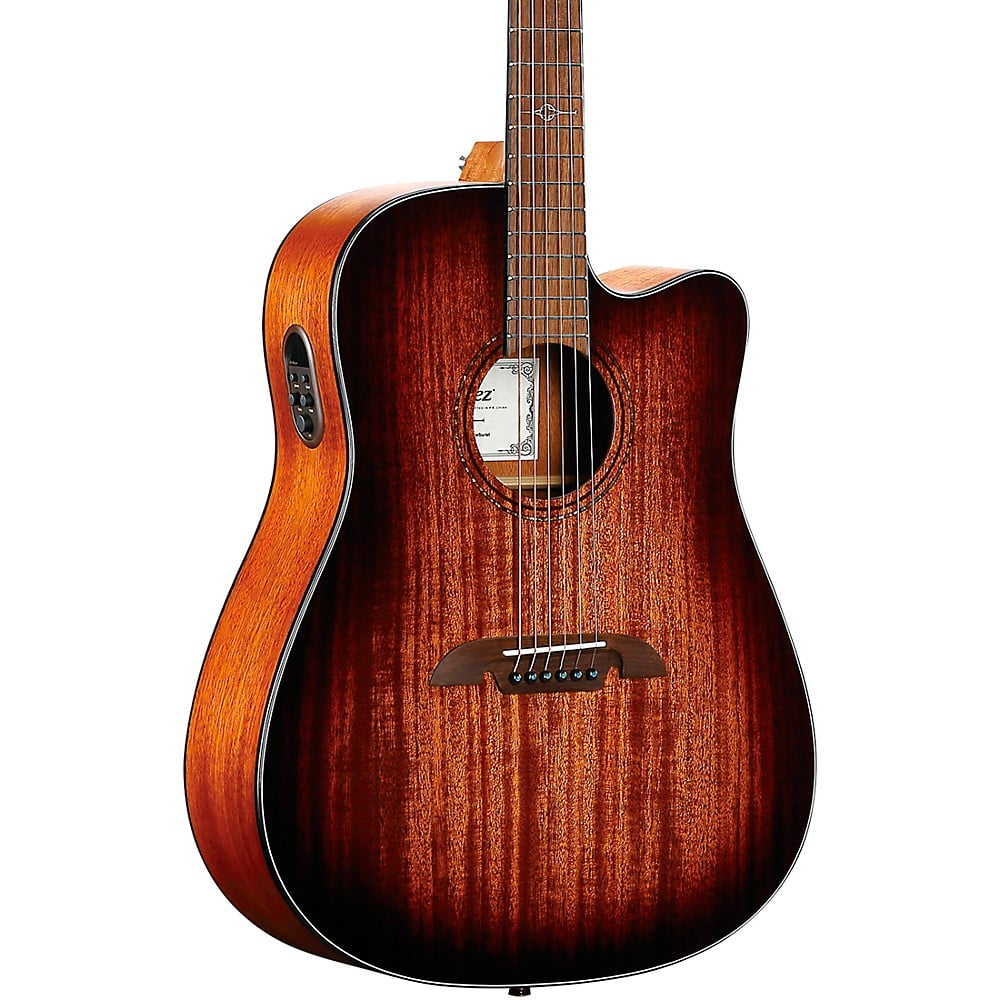 Alvarez AD66CE Dreadnought Acoustic-Electric Guitar Shadow Burst ...