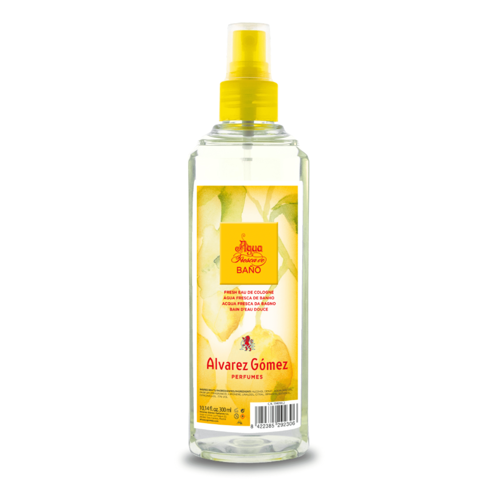 Alvarez Gomez Agua Fresca Eau de Cologne Spray–Citrus Scent 10.1 fl oz ...
