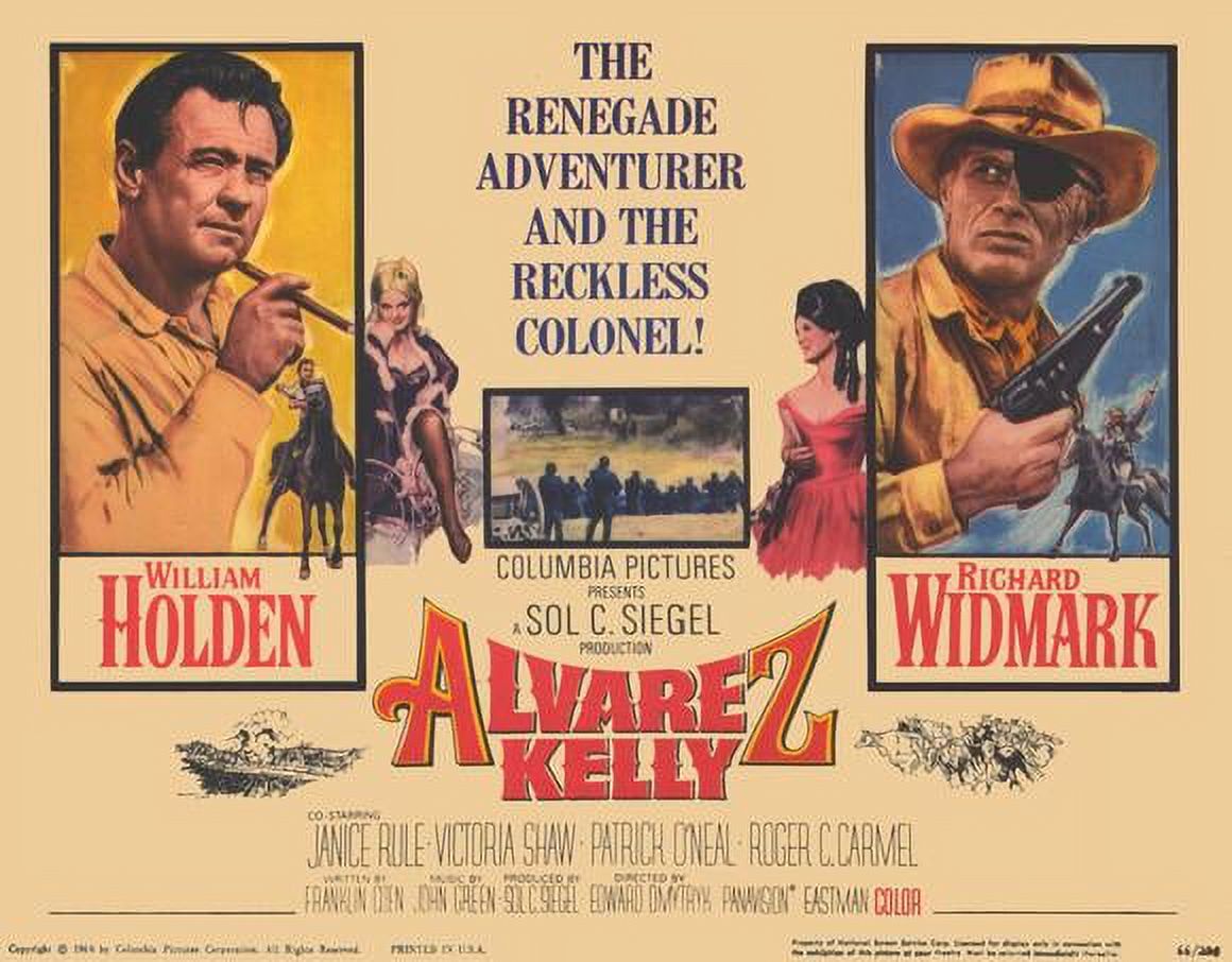 Alvarez Kelly - movie POSTER (Style A) (11" x 14") (1966) - Walmart.com