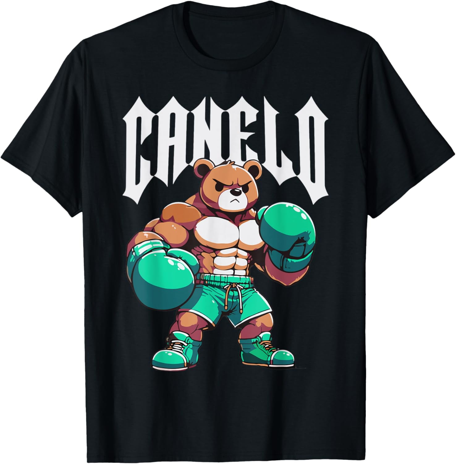 Alvarez Mexicano Boxing Bear Mexican Pride Patriotic Retro T-Shirt ...