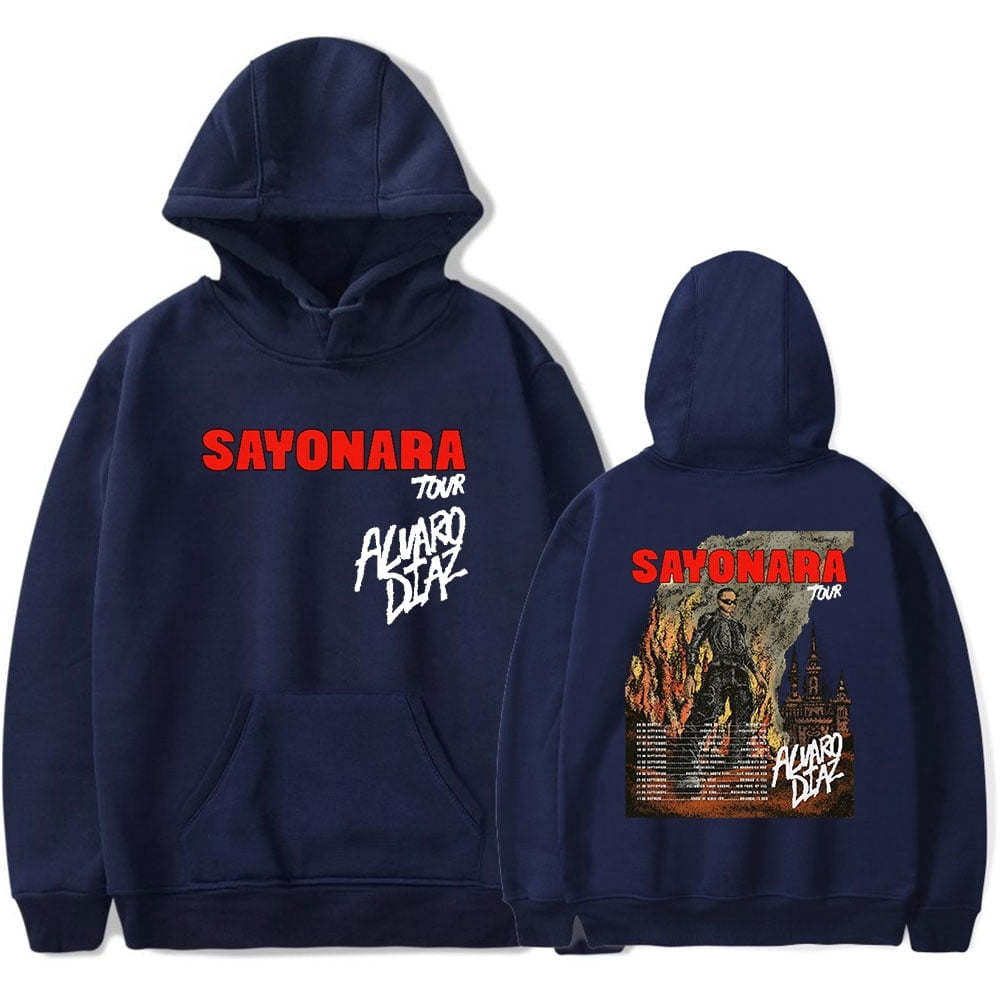 Alvaro Diaz Sayonara Tour Hoodie pocket drawstring unisex fashion ...