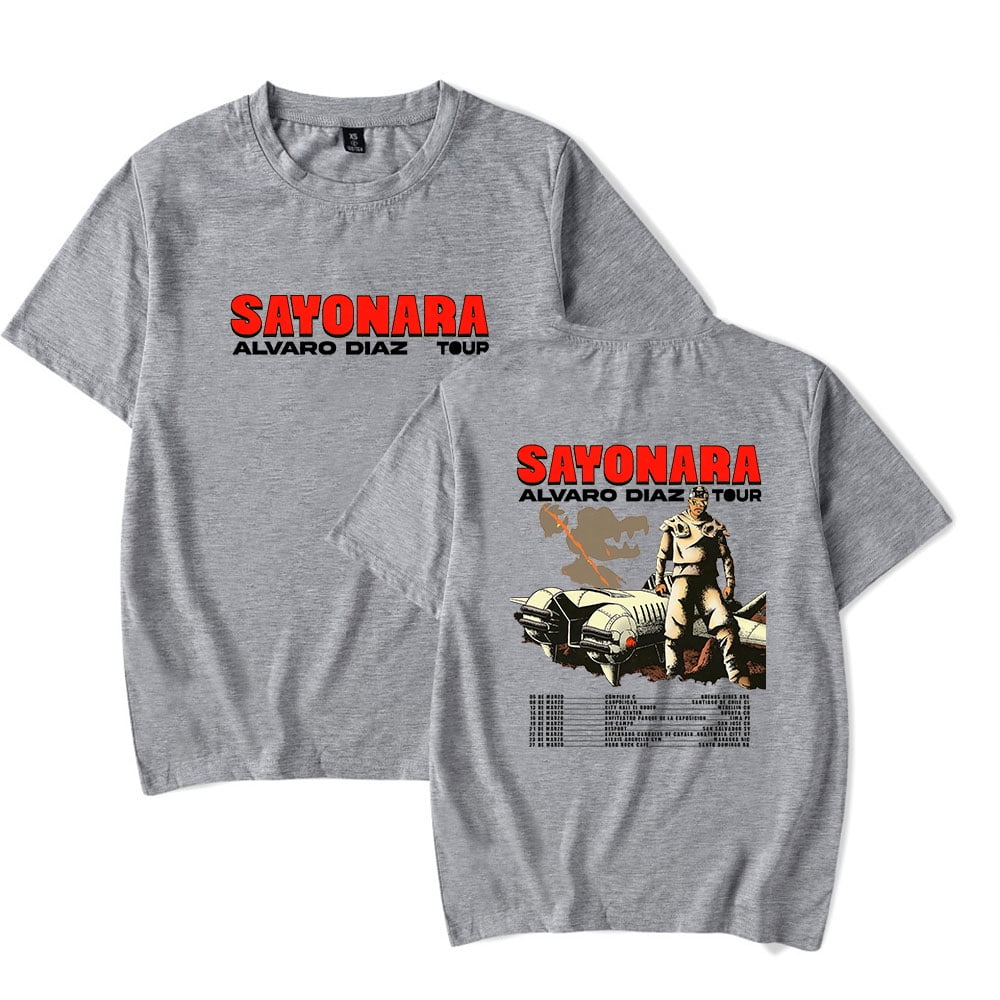 Alvaro Diaz Sayonara Tour T-Shirt Merch Women/Men Unisex Summer Short ...