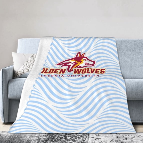 Alvernia A University Logo Fleece Blanket, Very Soft Microfiber Flannel ...