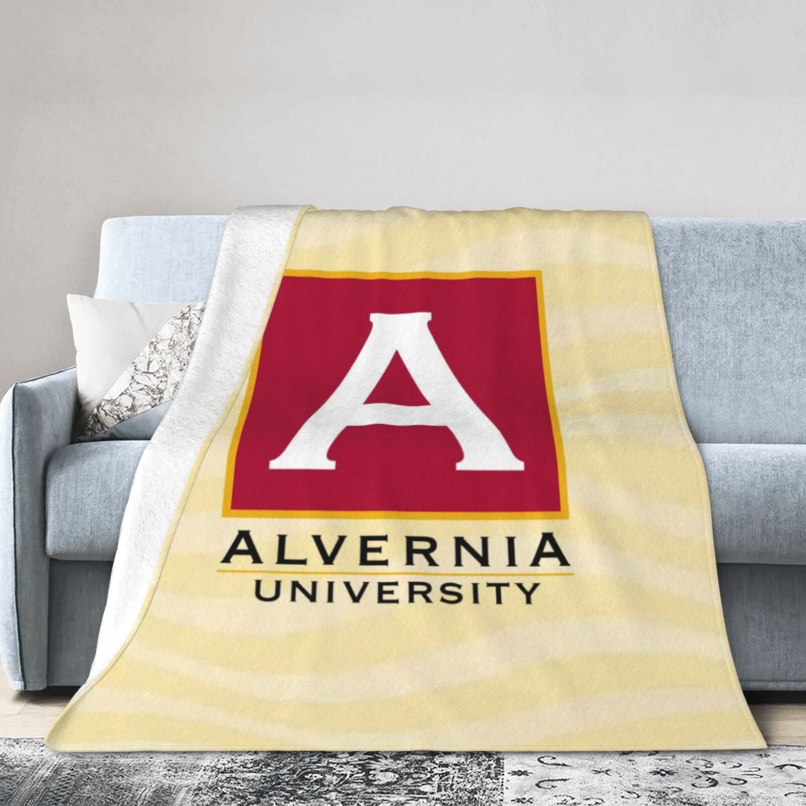 Alvernia A University Ultra-Soft Micro Fleece Blanket Multi-Size ...