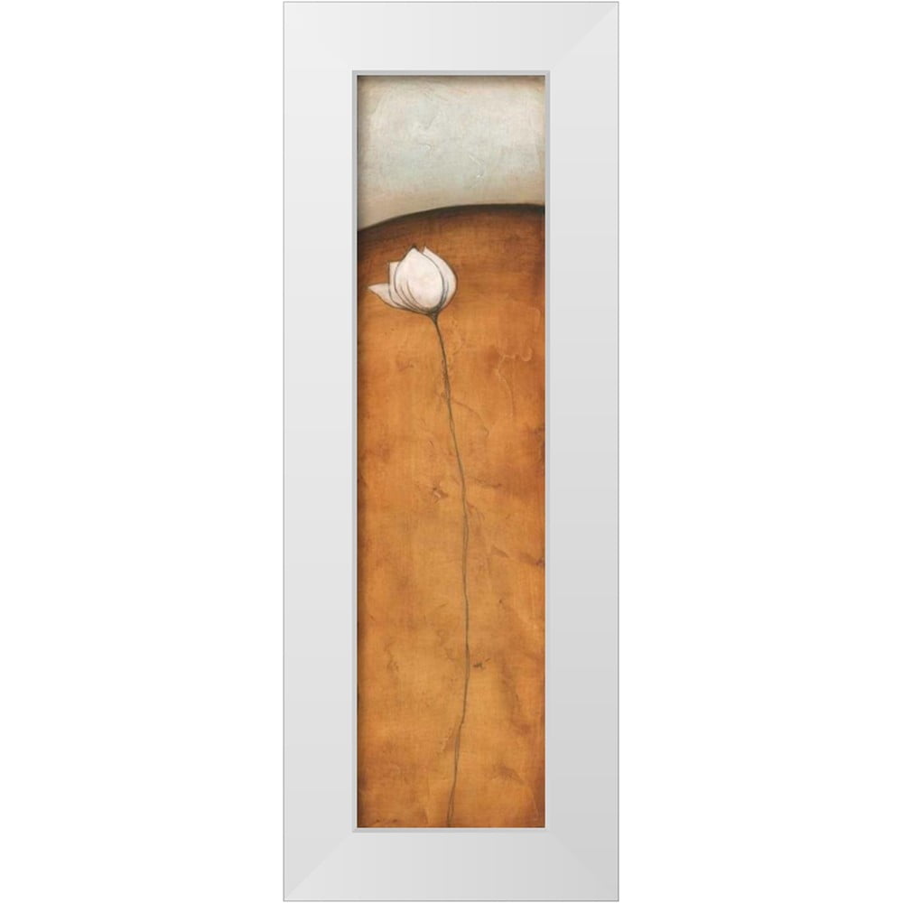 Alves, Helena 11x32 White Modern Wood Framed Museum Art Print Titled ...