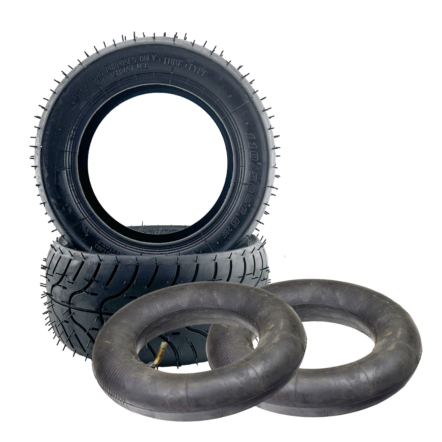 AlveyTech 10/50-6.5 Pneumatic Tires & Inner Tubes for Mini Pocket Bikes ...