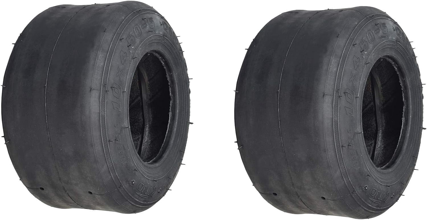AlveyTech 10x4.50-5 Tubeless Slick Tire for Drift Trikes & Go-Karts ...