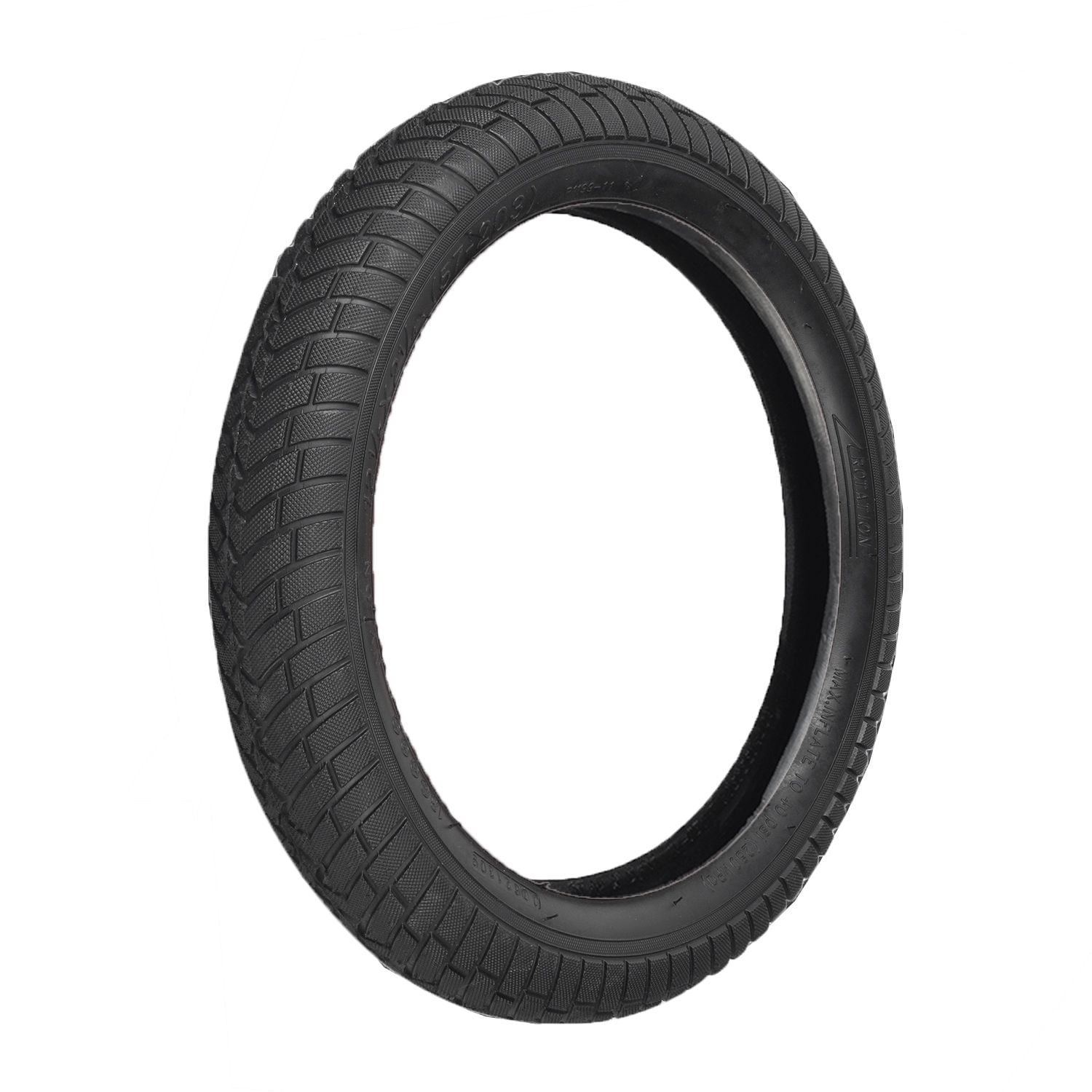 AlveyTech 12-1/2"x2-1/4" Pneumatic Tire with Street Tread for 2-Wheeler ...