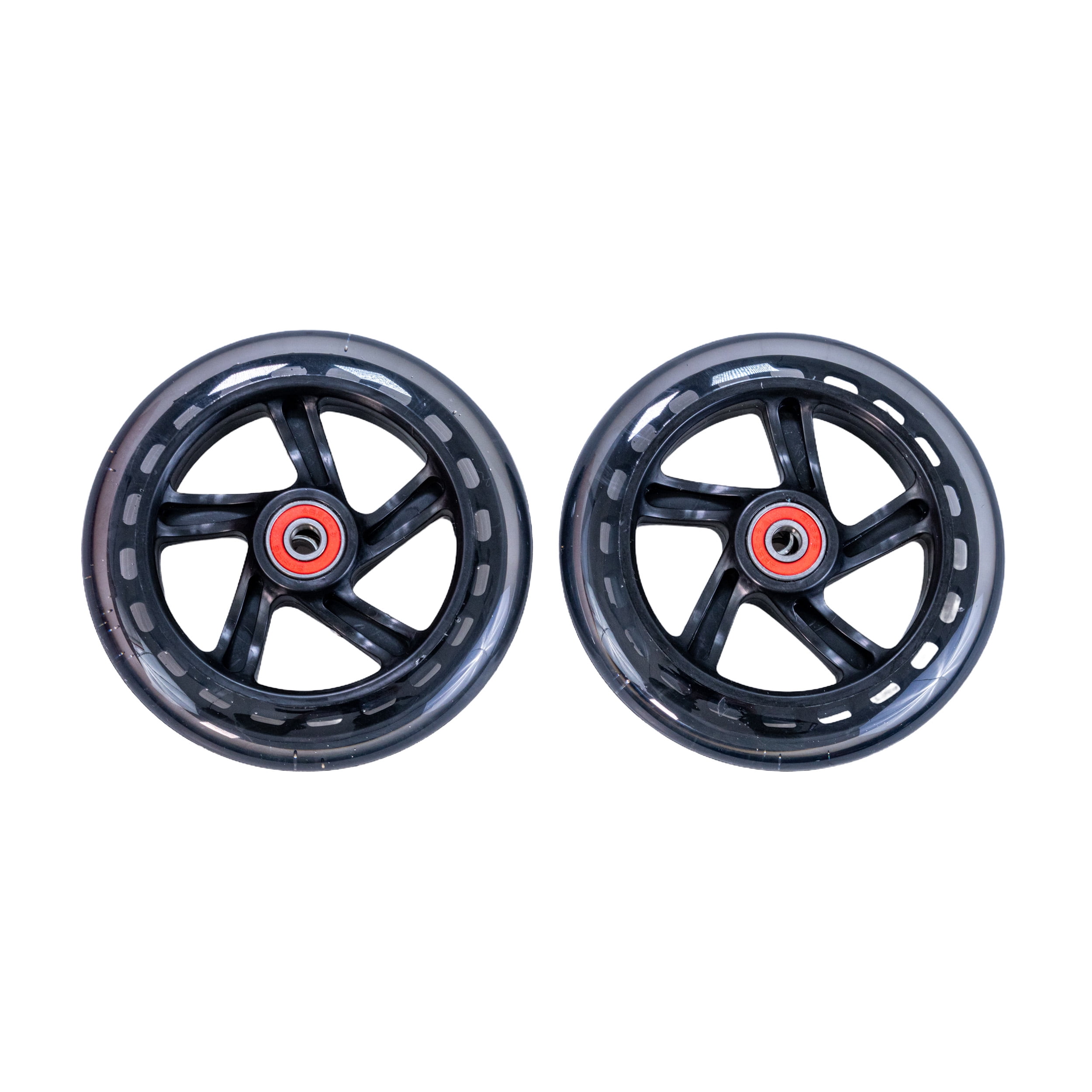 AlveyTech 125 mm Wheels for the Razor A3 Kick Scooter, Clear Wheel ...