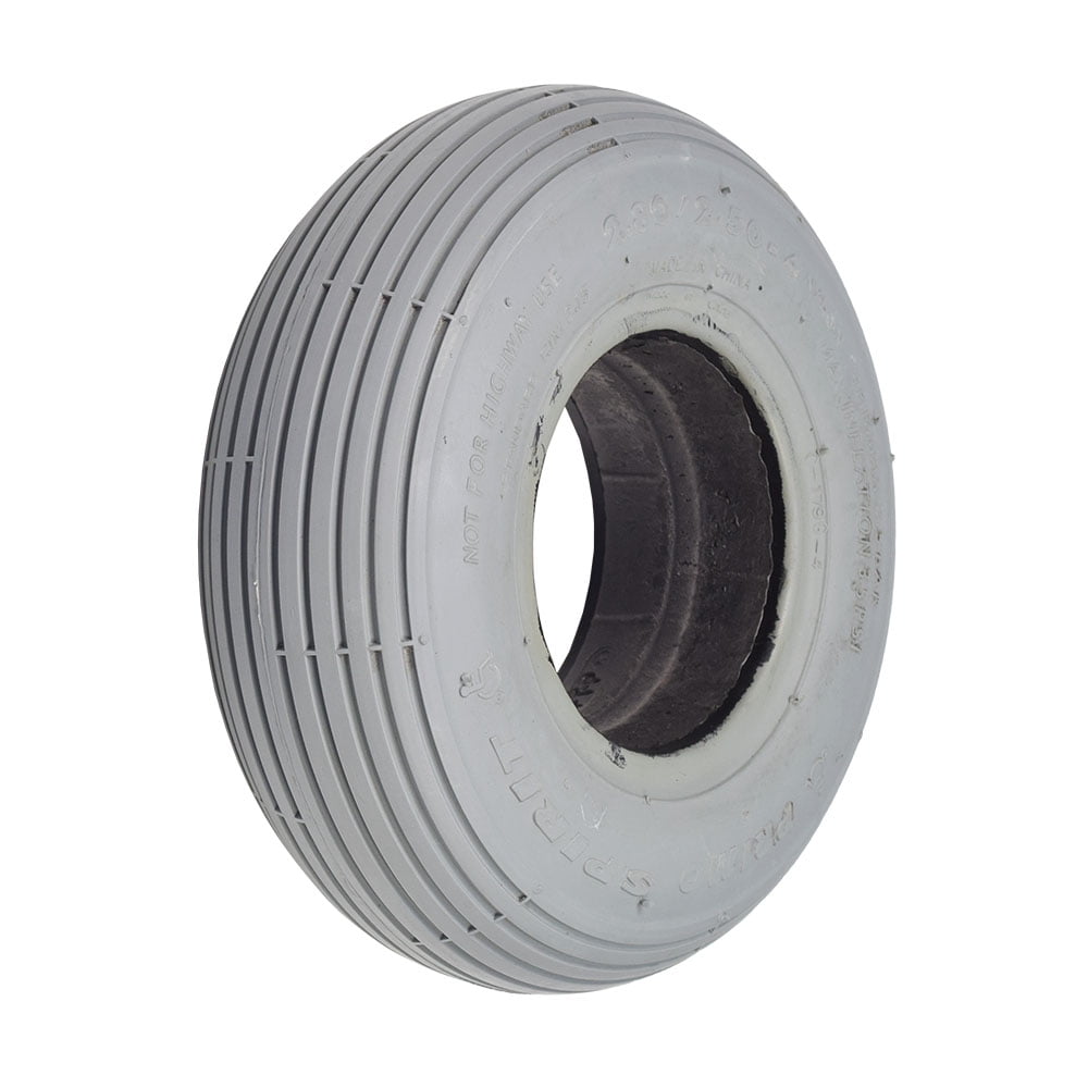 AlveyTech 2.80/2.50-4 Foam-Filled Mobility Tire with Spirit Ribbed ...