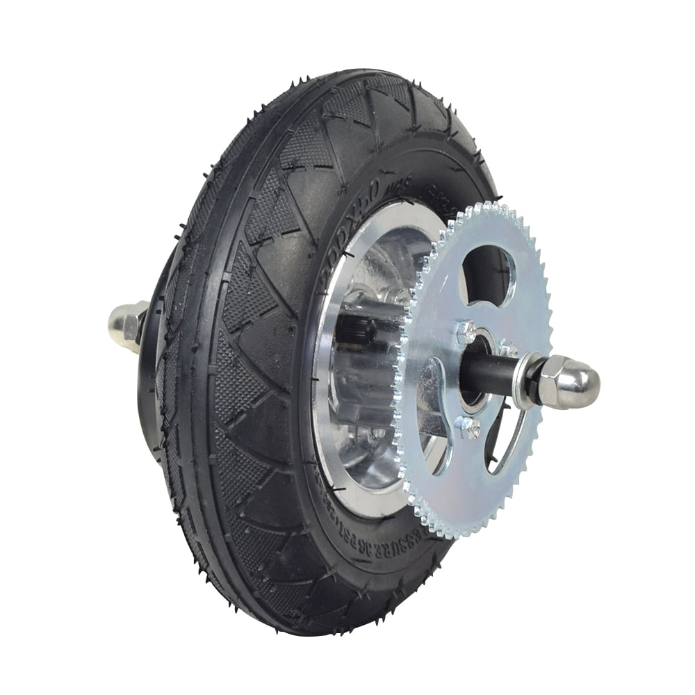 AlveyTech 200x50 Rear Wheel Assembly with Bearings, Tire, Tube, Brake ...