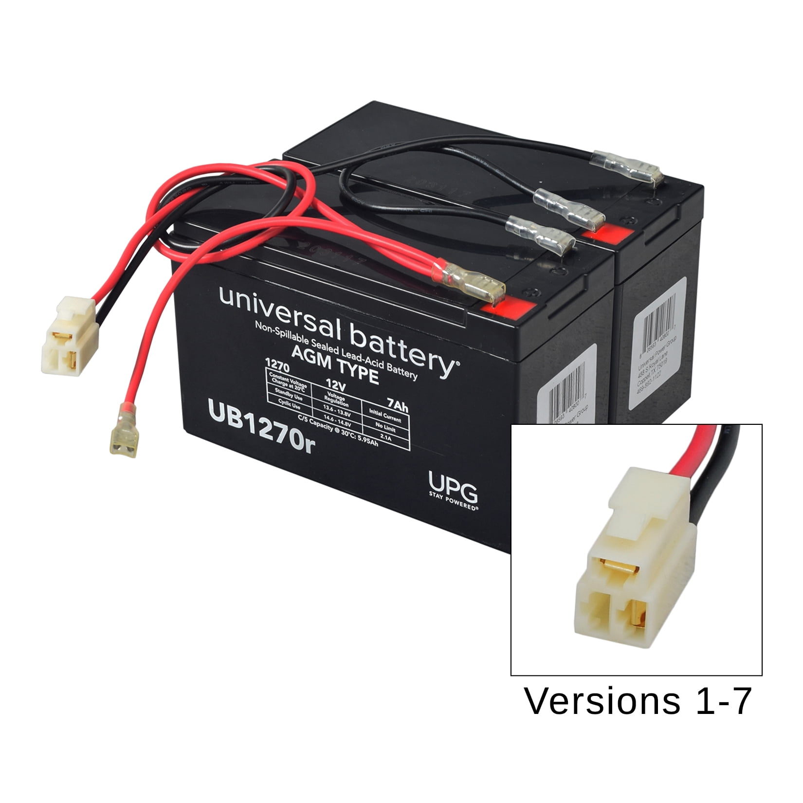 AlveyTech 24 Volt Battery Pack (7 Ah, Versions 1-7) for the Razor E200 ...