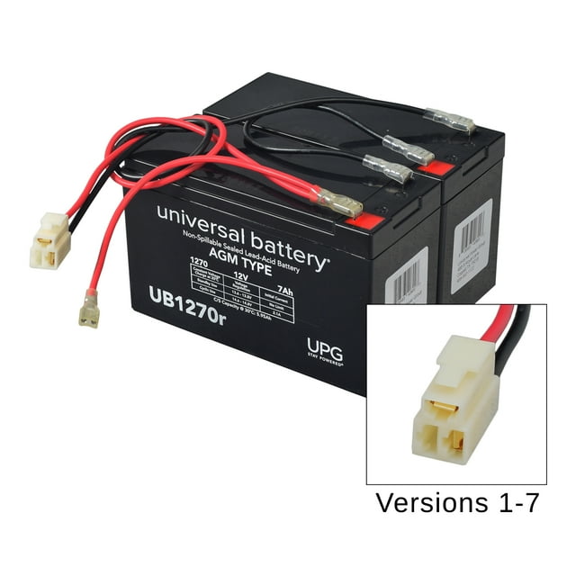 AlveyTech 24 Volt Battery Pack (7 Ah, Versions 1-7) for the Razor E200 ...