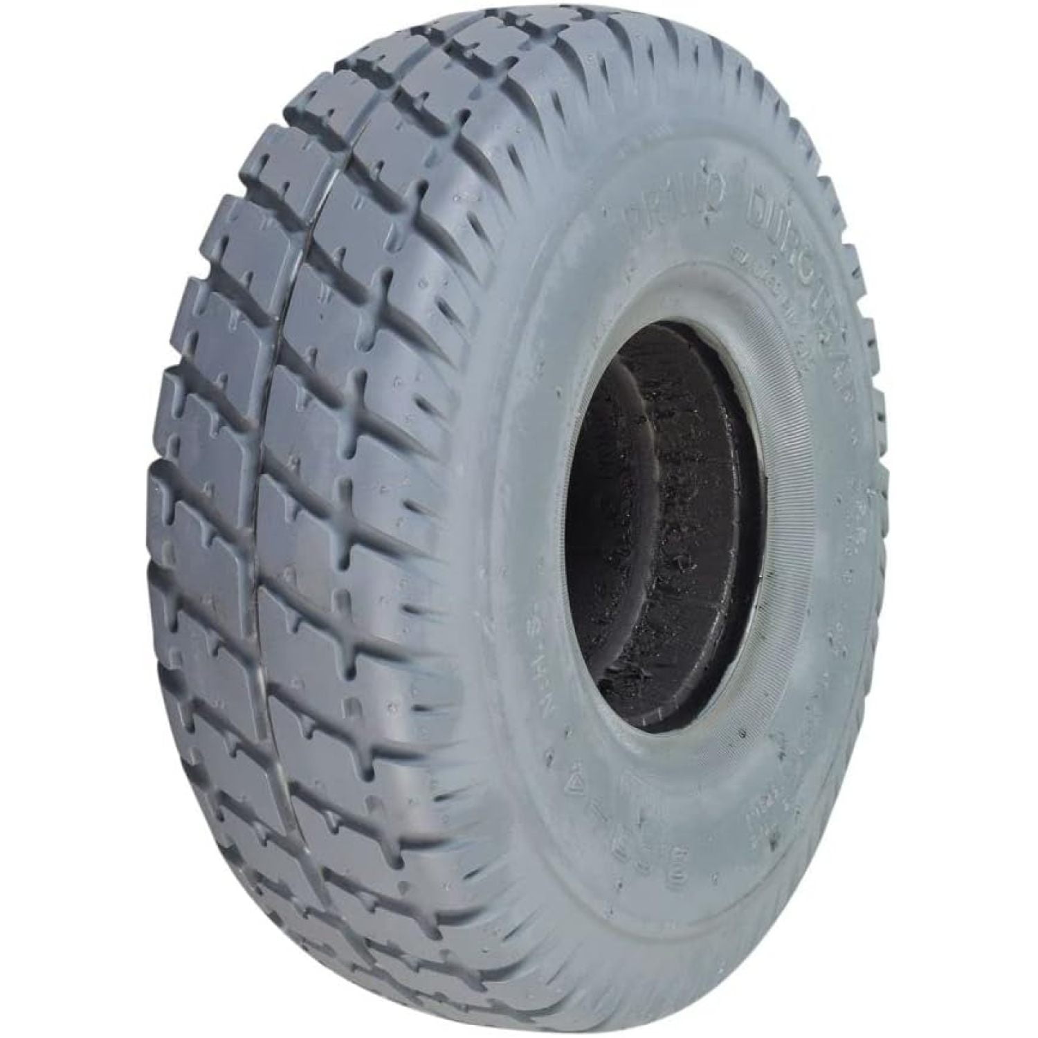 AlveyTech 3.00-4 (10"x3", 260X85) Foam-Filled Mobility Tire with ...