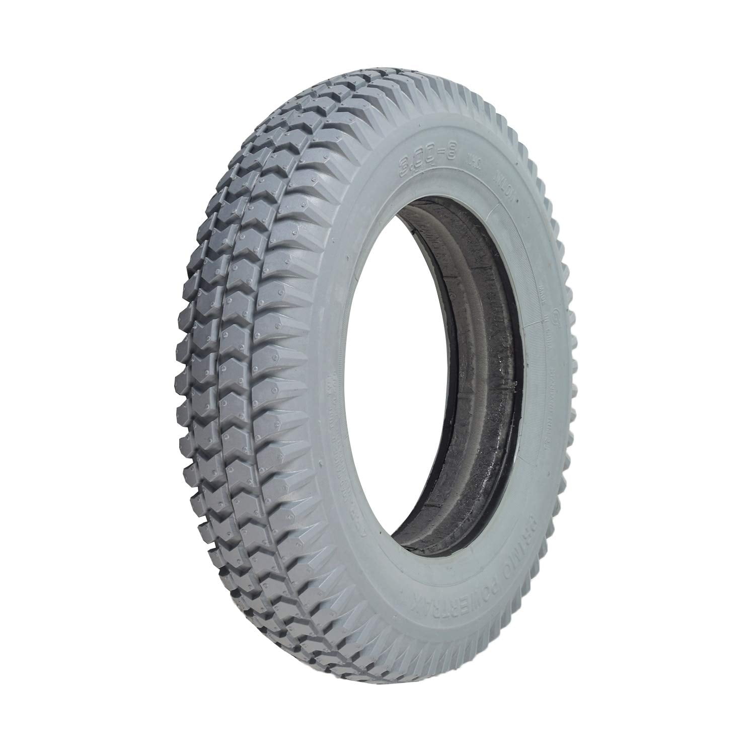AlveyTech 3.00-8 Foam-Filled Mobility Tire (Flush Profile; 50 mm Bead ...