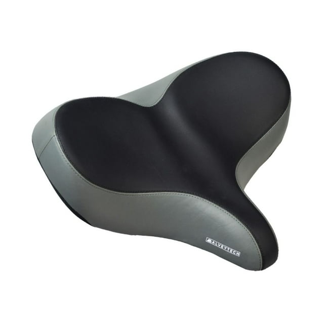 AlveyTech Extra Large Comfortable Bike Saddle Seat for Men/Women, Big Oversized Replacement with ...