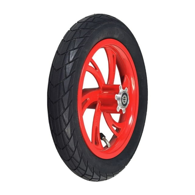 AlveyTech Front Wheel Assembly with Red Rim for the Jetson Bolt ...