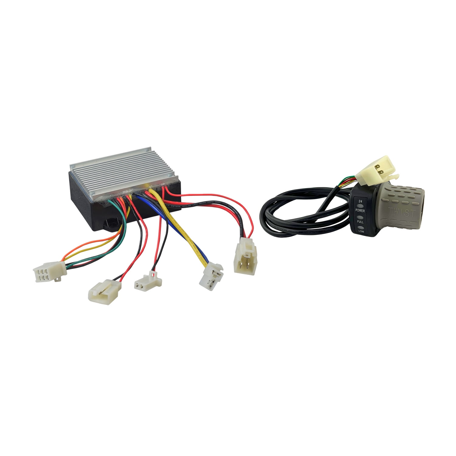 AlveyTech HB2430TYD-FS 6-Wire Twist Throttle & Controller Module Bundle ...
