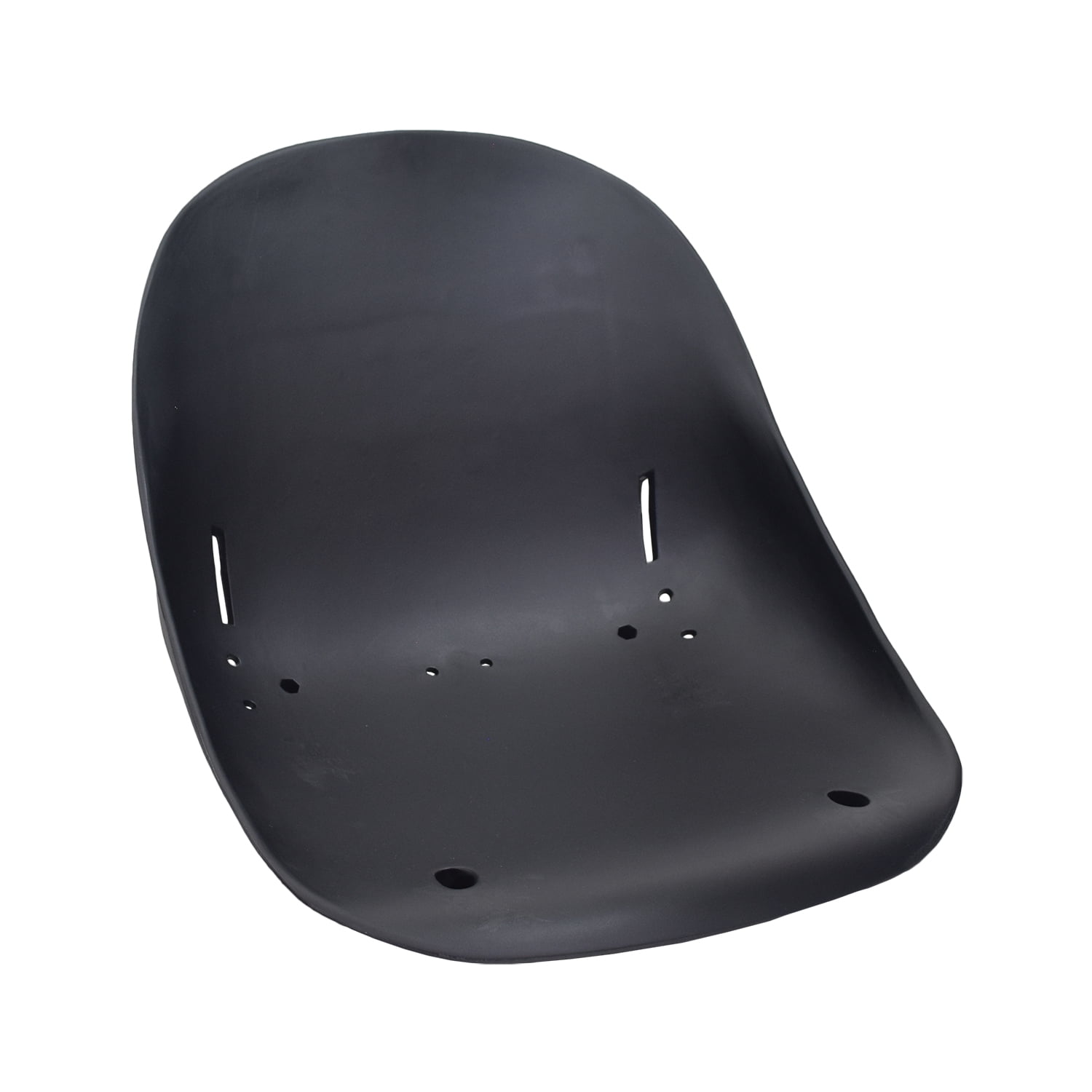 AlveyTech Black Plastic Low-Back Bucket Seat with Multiple Holes, Parts ...
