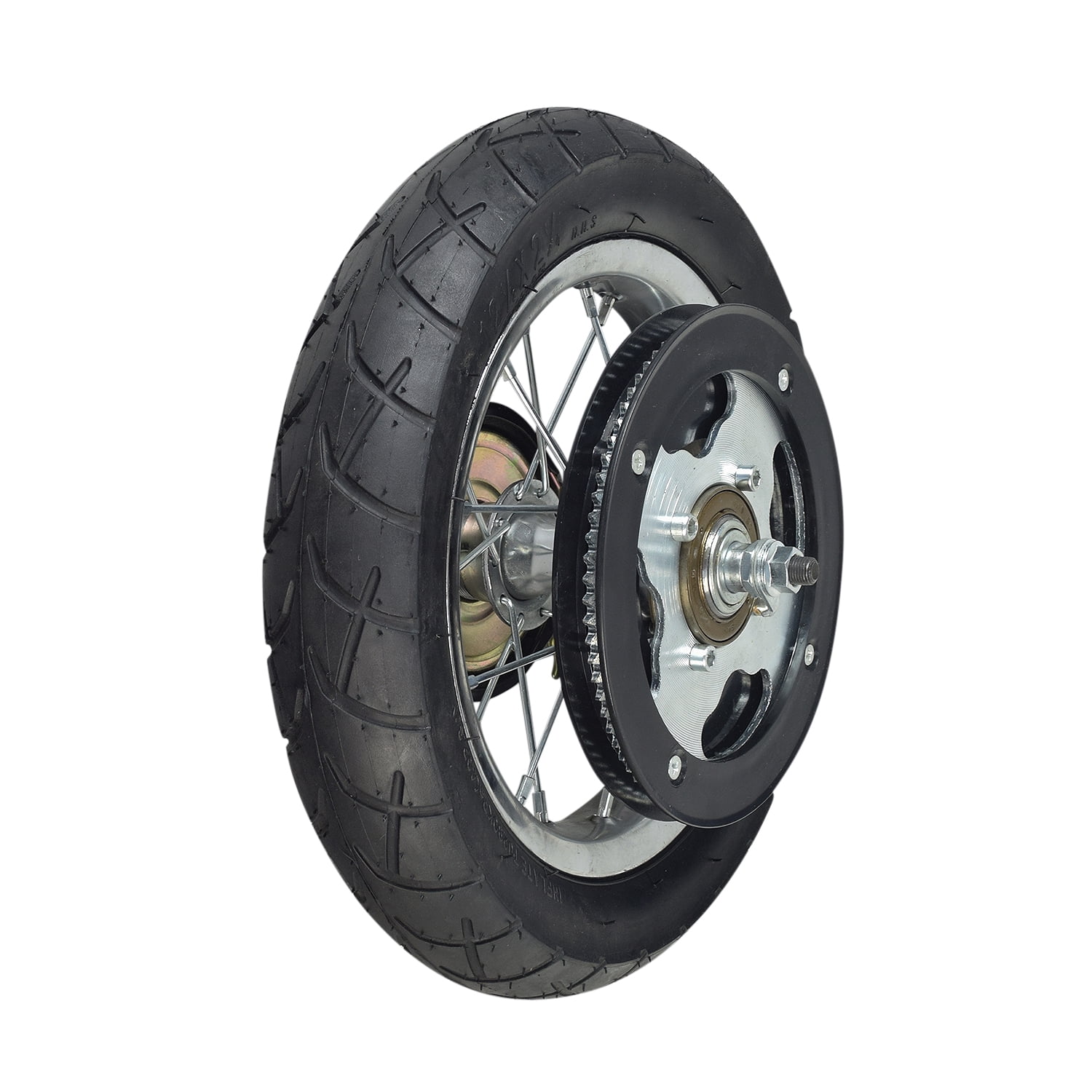 AlveyTech Rear Wheel Assembly with Tire/Tube/Brake/Rim/Bearings for ...