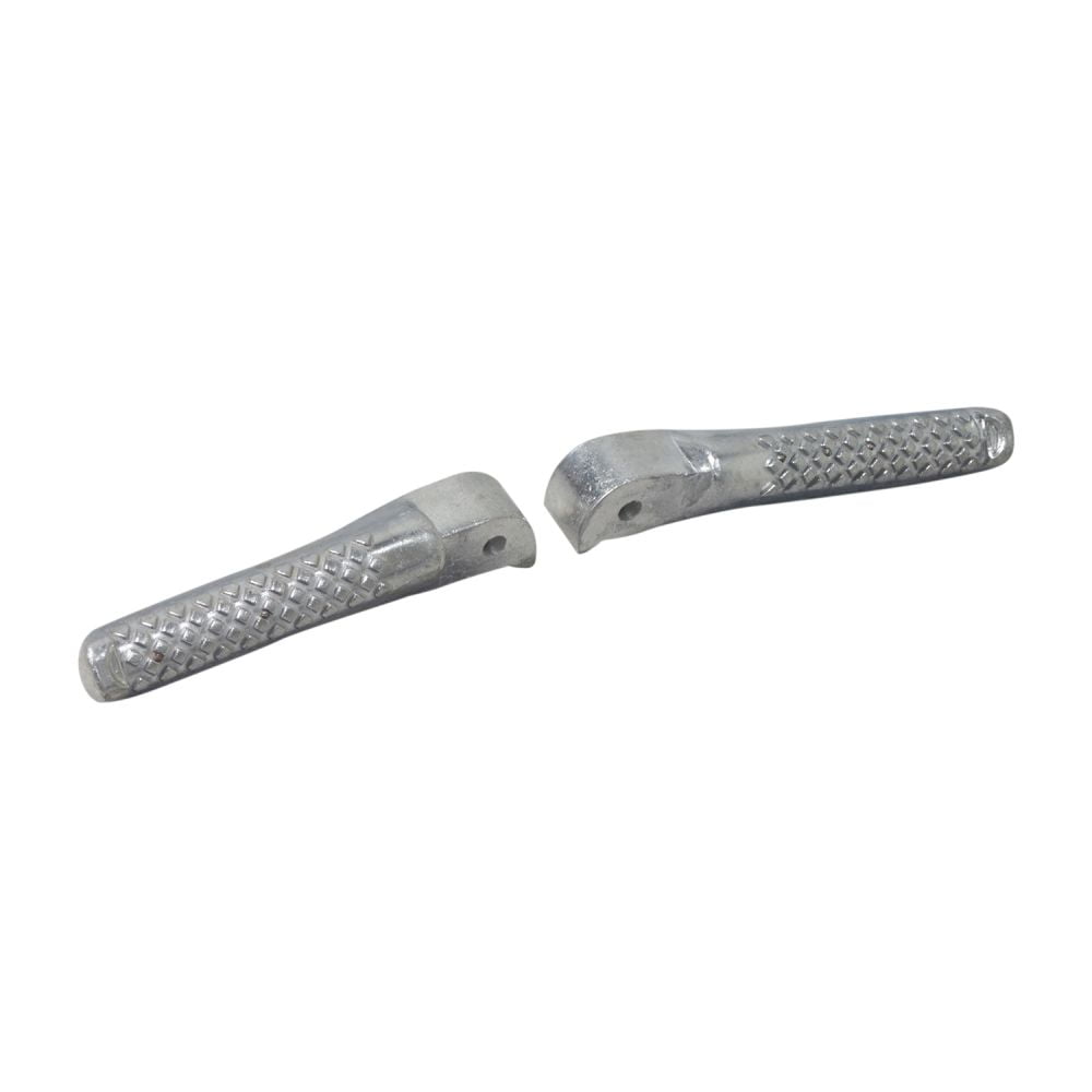 AlveyTech Silver Foot Pegs, Set of Two, Fits Coleman Mini Bikes BT200X ...