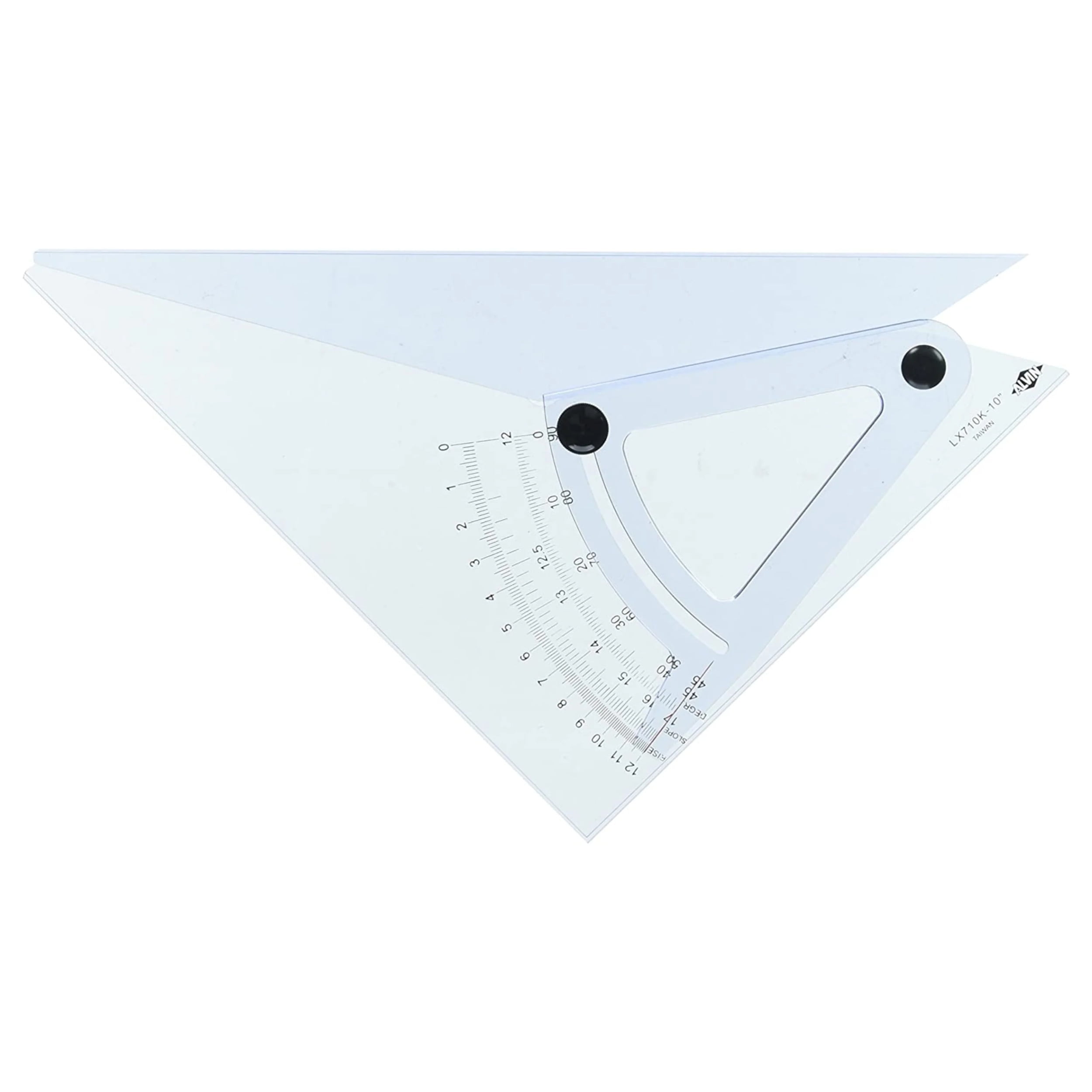 Alvin 10" Computing Trig-Scale Adjustable Triangle - Walmart.com