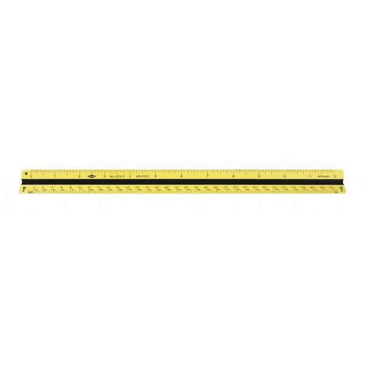 Alvin 12" Impact Plastic Architect Triangular Scale - Walmart.com