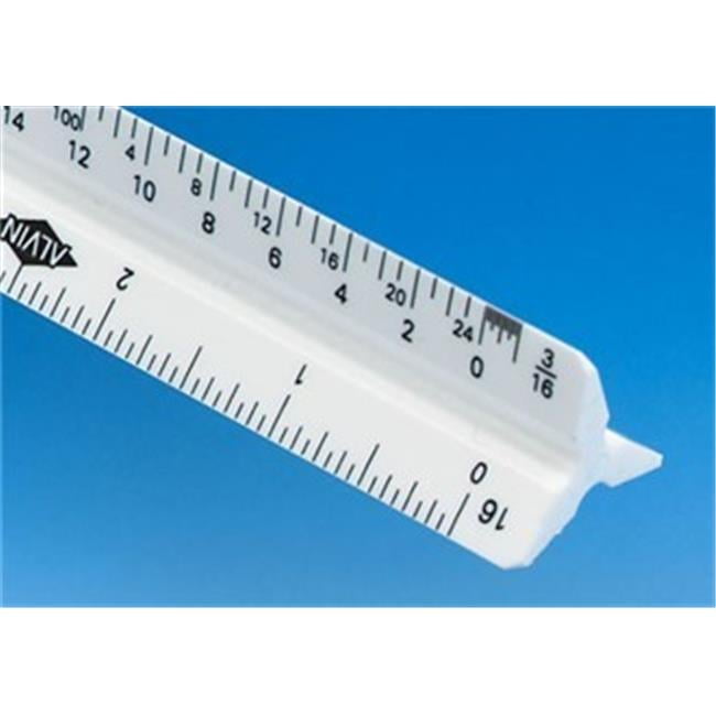 Alvin 12 in. Plastic Pickett Architect Scale - Walmart.com
