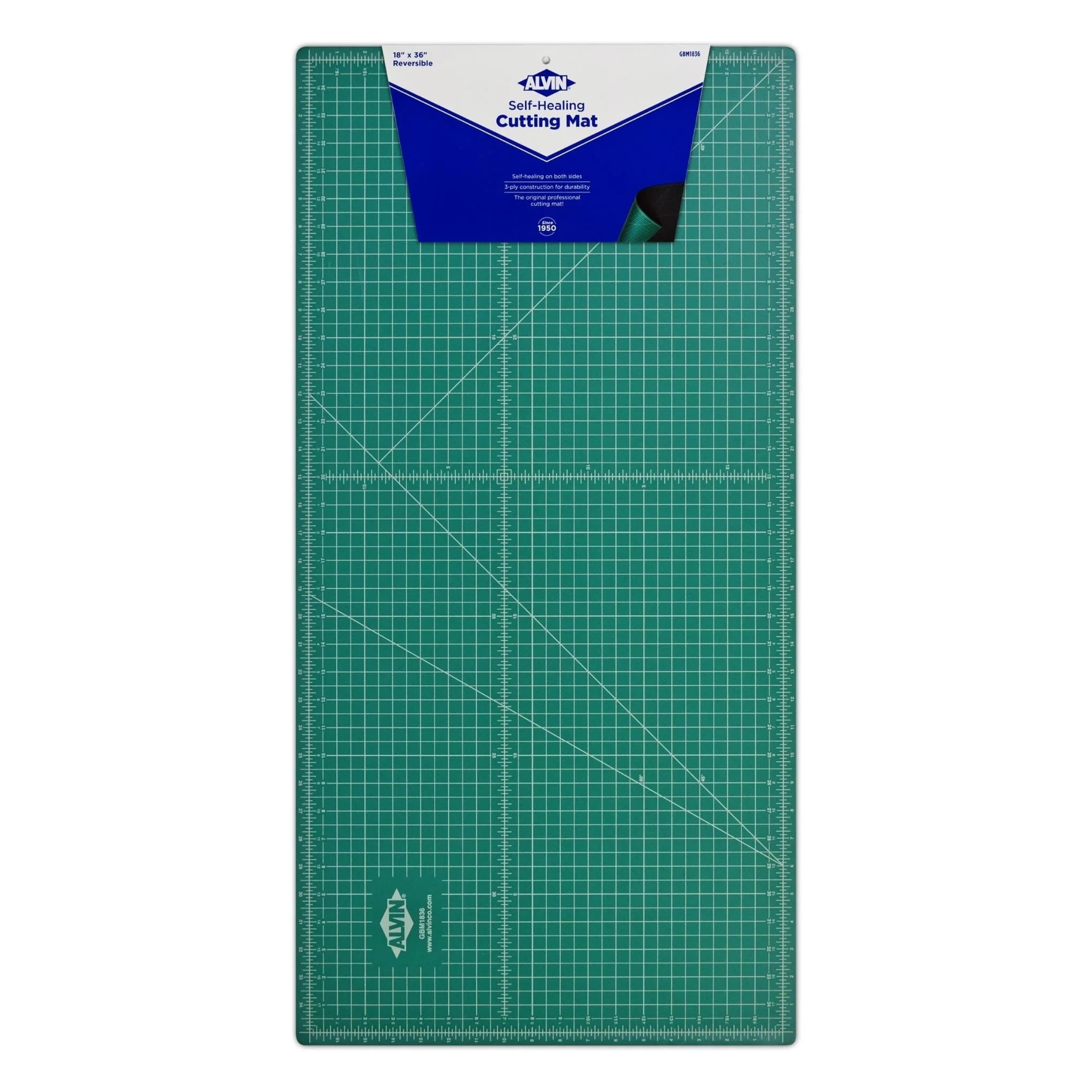 Alvin 18" x 36" Reversible Self-Healing Cutting Mat - Walmart.com