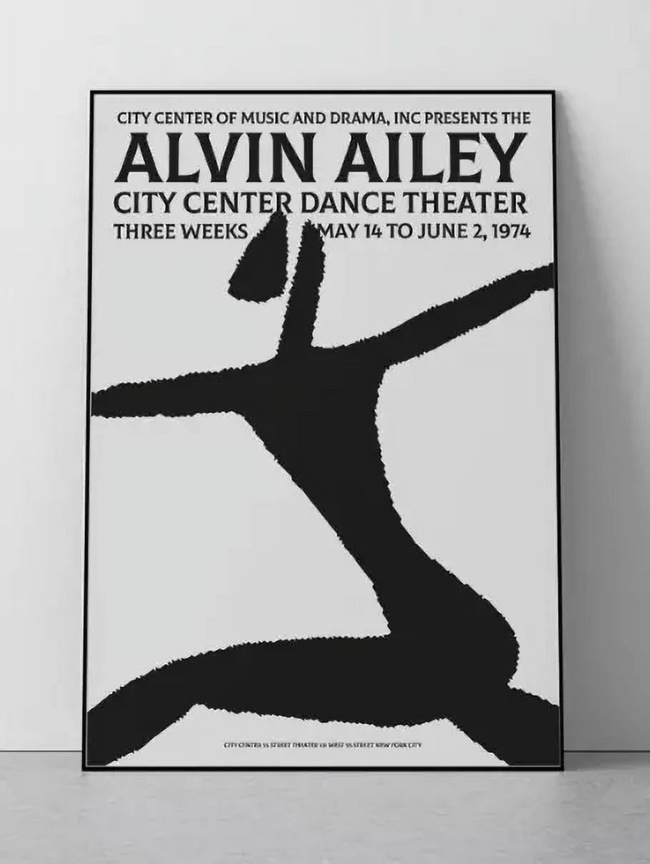 Alvin, 1974, Dance Theatre Poster, Alvin Ailey, Ny, Mid Century ...
